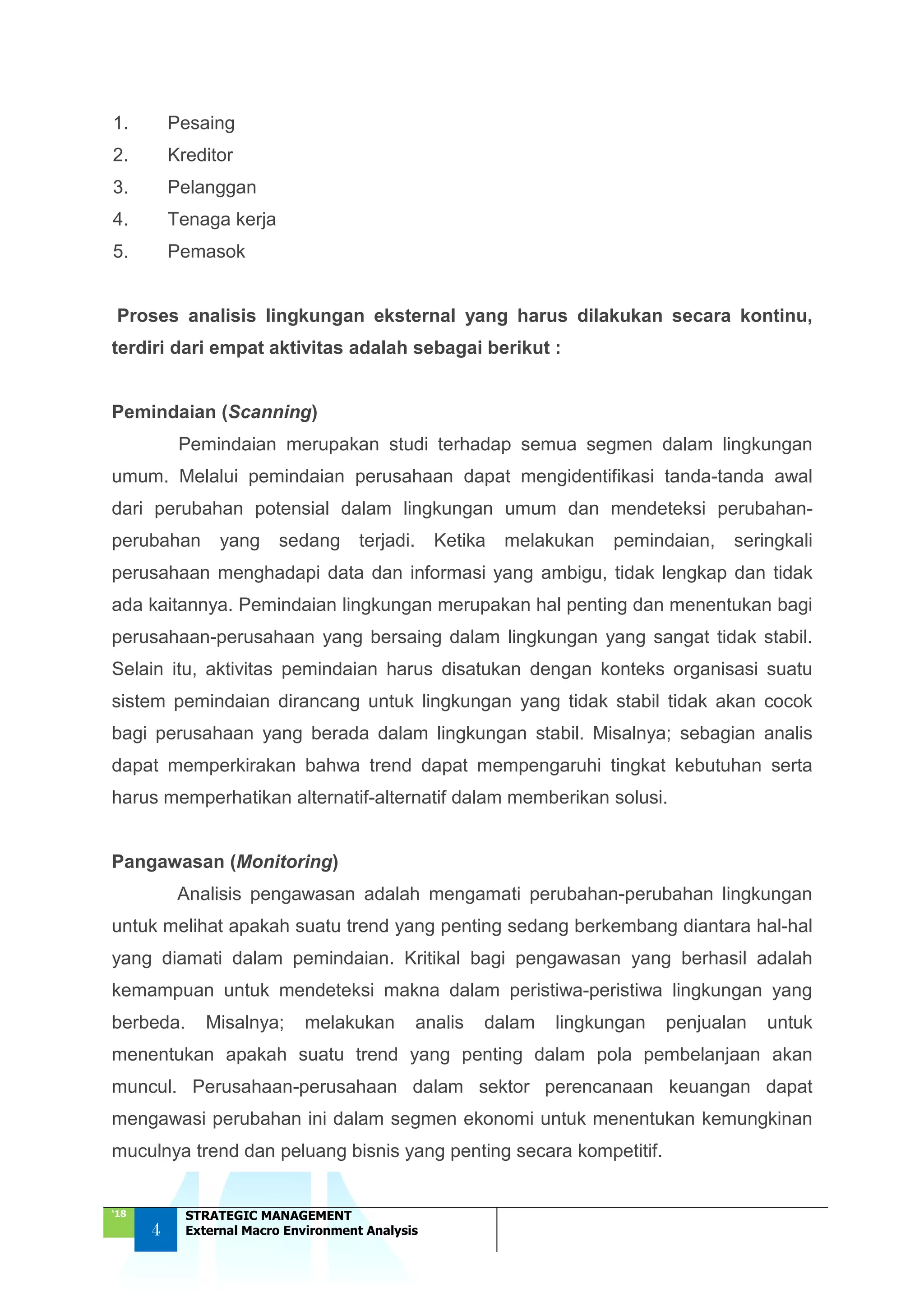 External Macro Environment Analysis | PDF