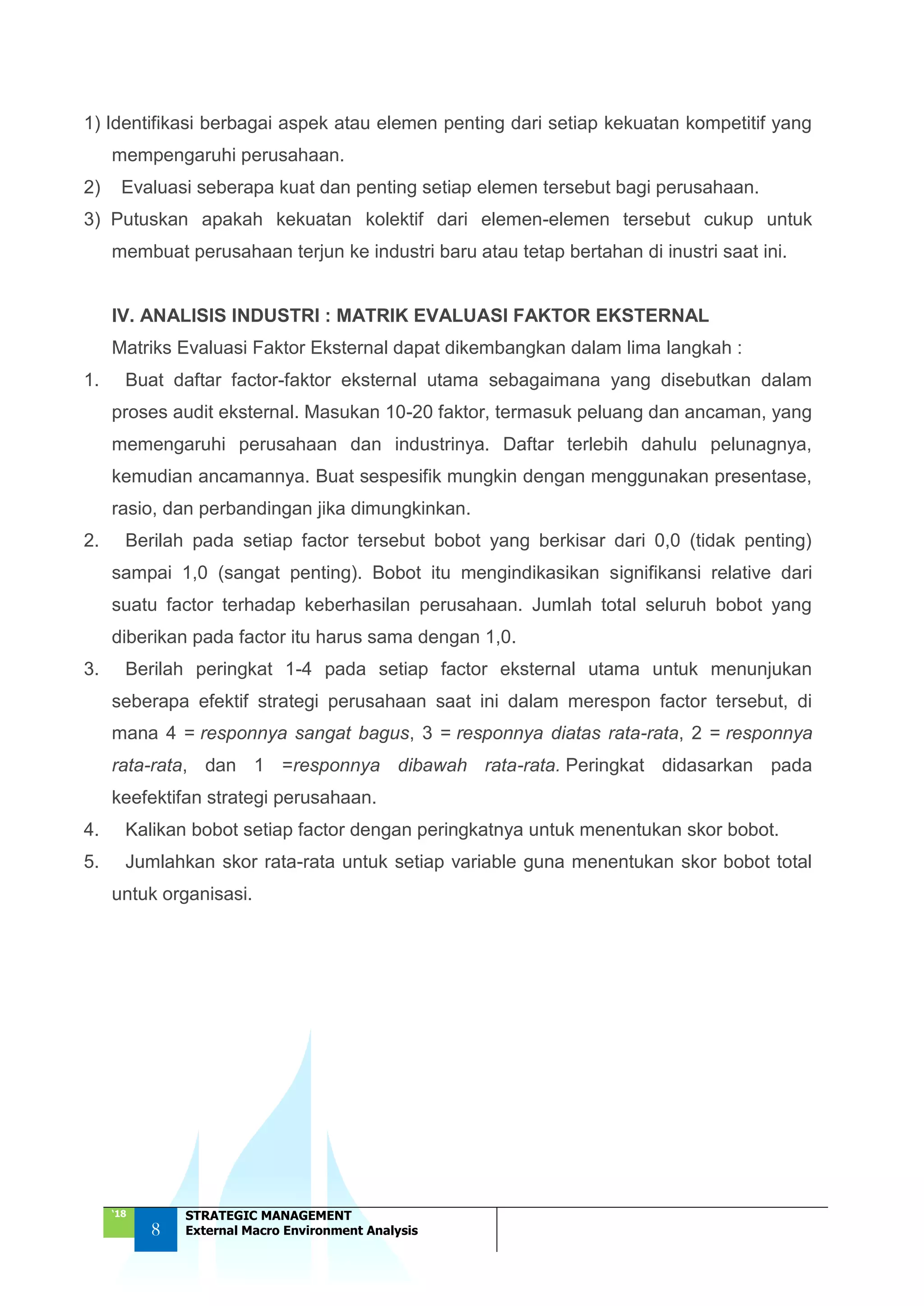 External Macro Environment Analysis | PDF