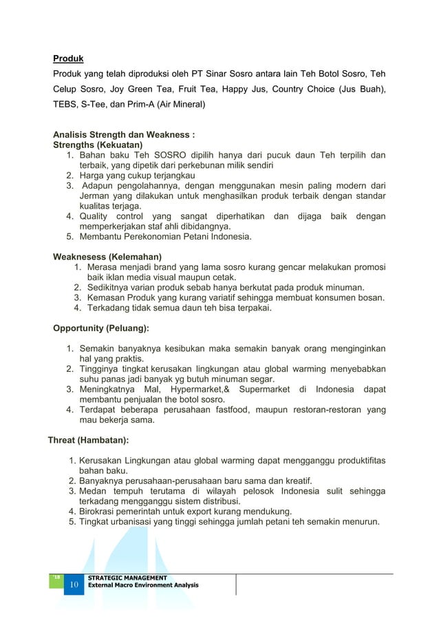 External Macro Environment Analysis | PDF