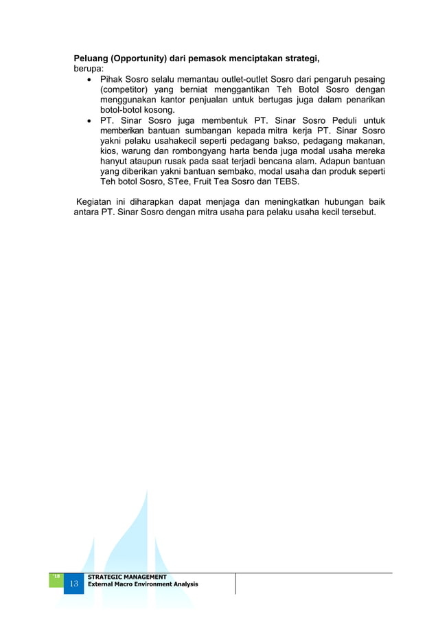 External Macro Environment Analysis | PDF