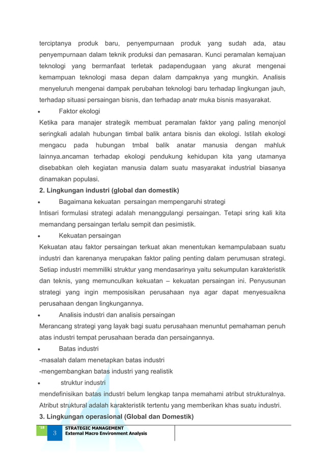 External Macro Environment Analysis | PDF