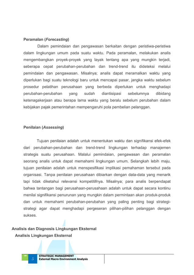 External Macro Environment Analysis | PDF