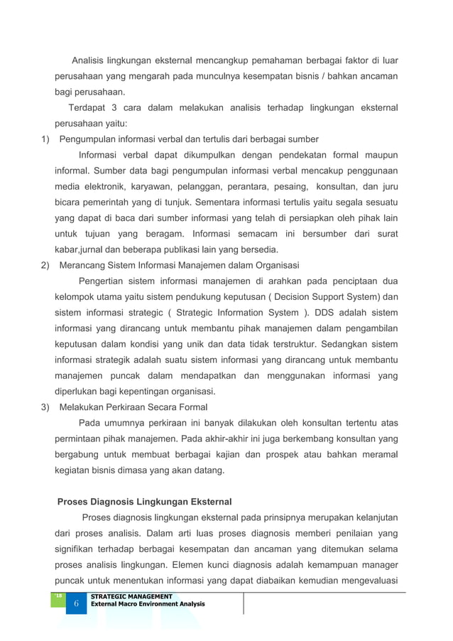 External Macro Environment Analysis | PDF