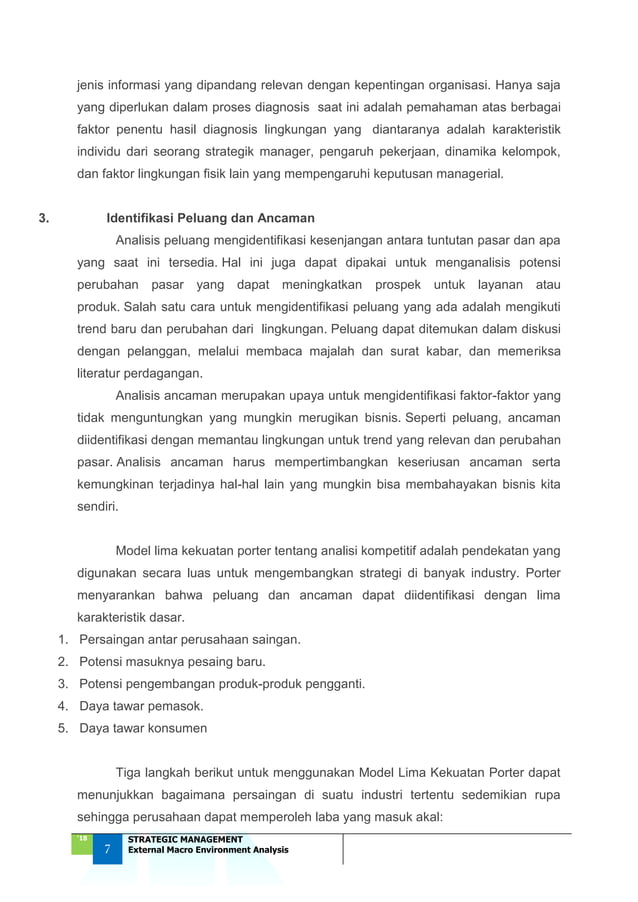 External Macro Environment Analysis | PDF