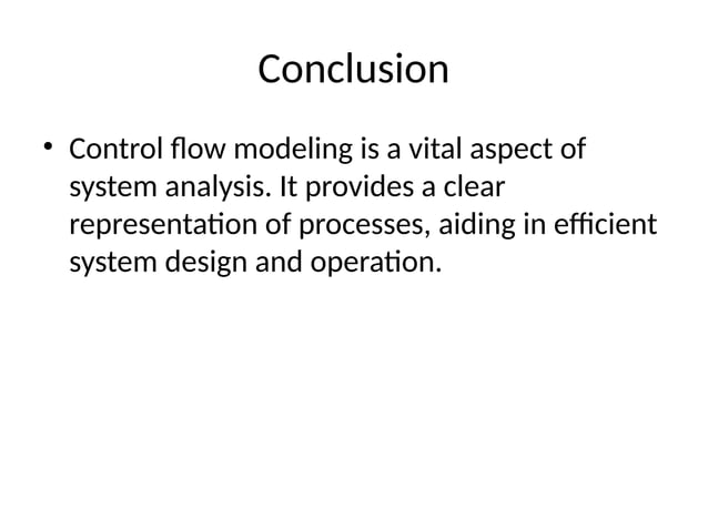 Flow-oriented model: tracks process flow steps.pptx