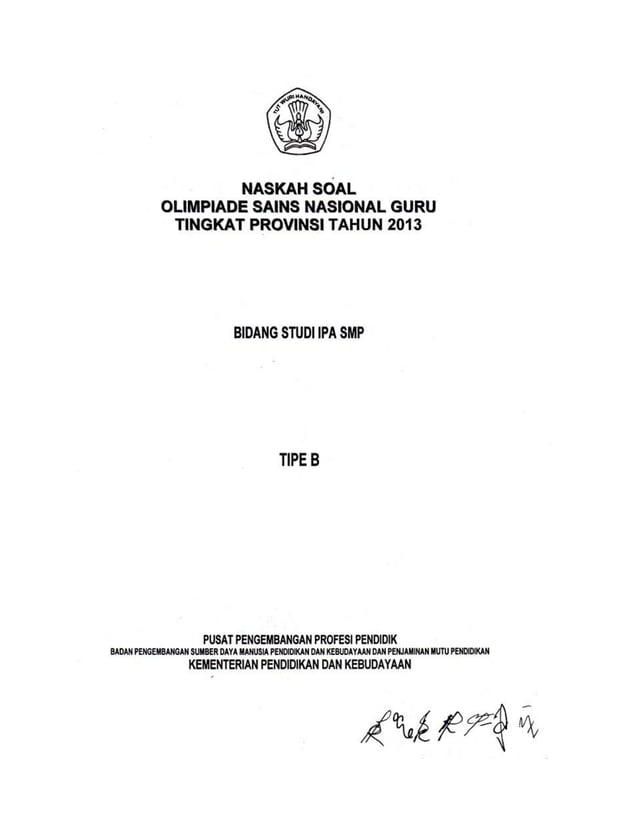 4 soal osn guru ipa fisika smp tk propinsi | PDF