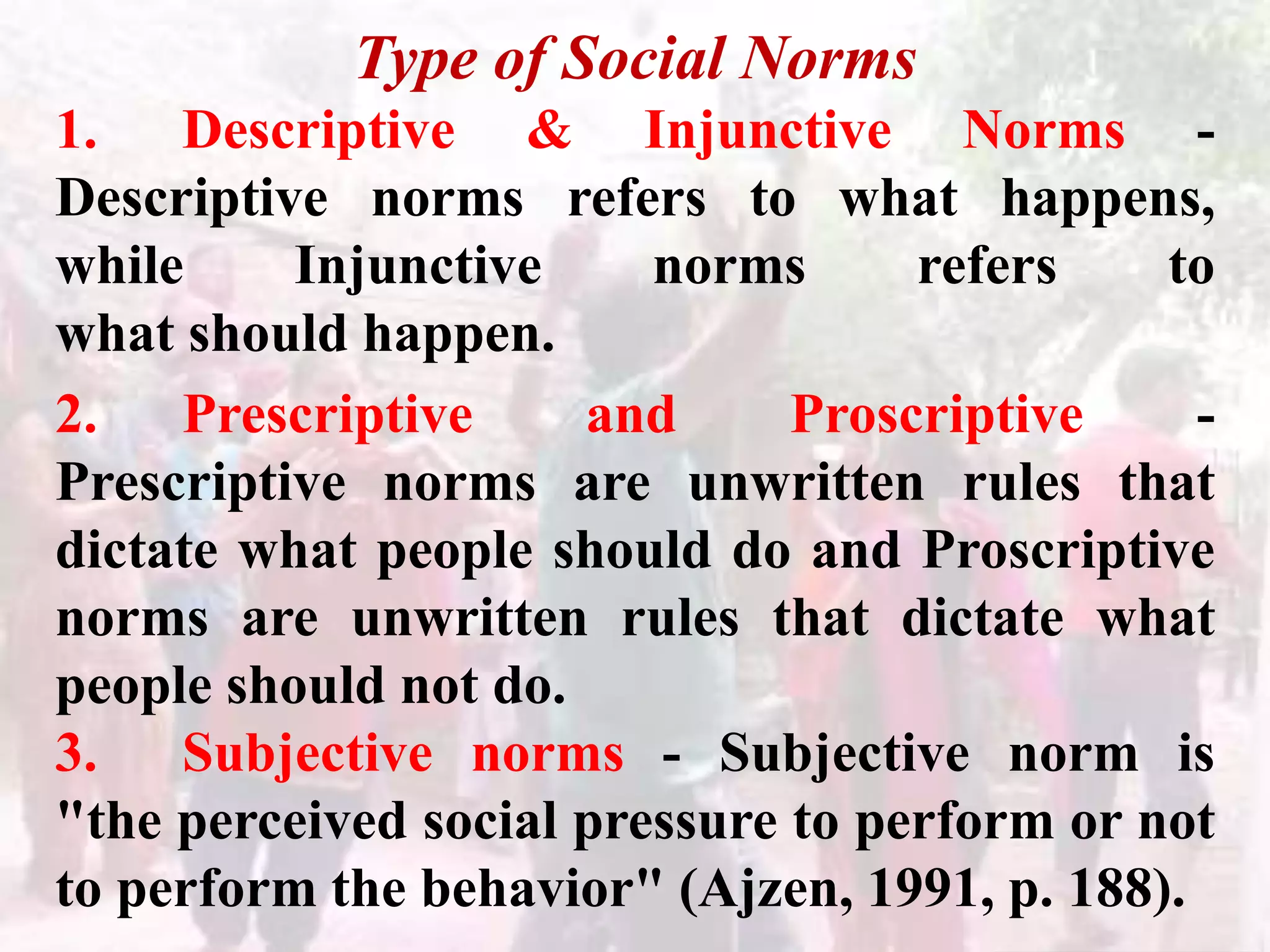 4 social norms; types and formation | PPTX