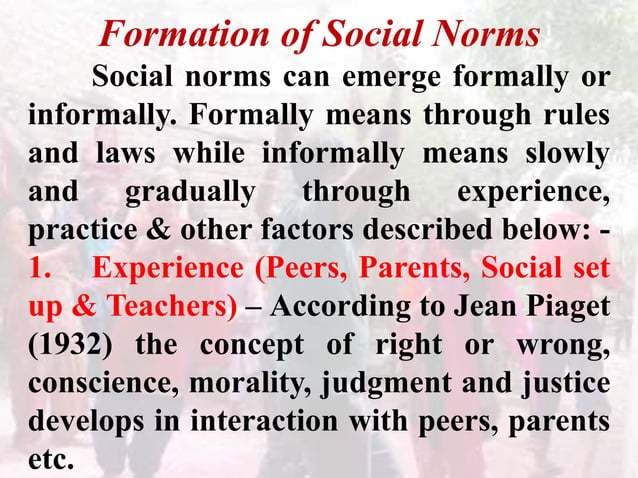 4 social norms; types and formation | PPTX