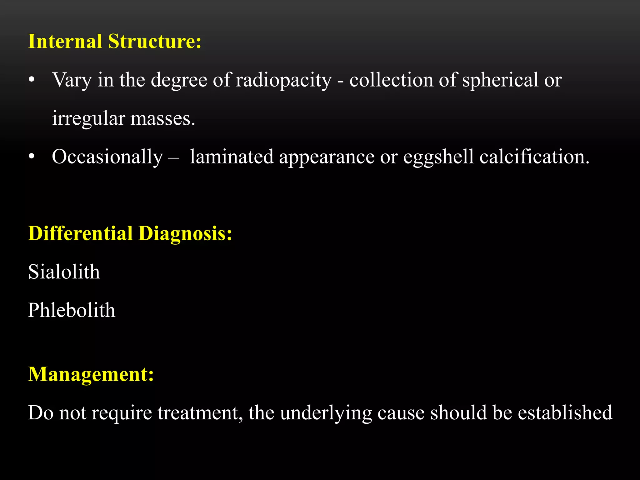Soft tissue calcifications of the oral cavity | PPTX