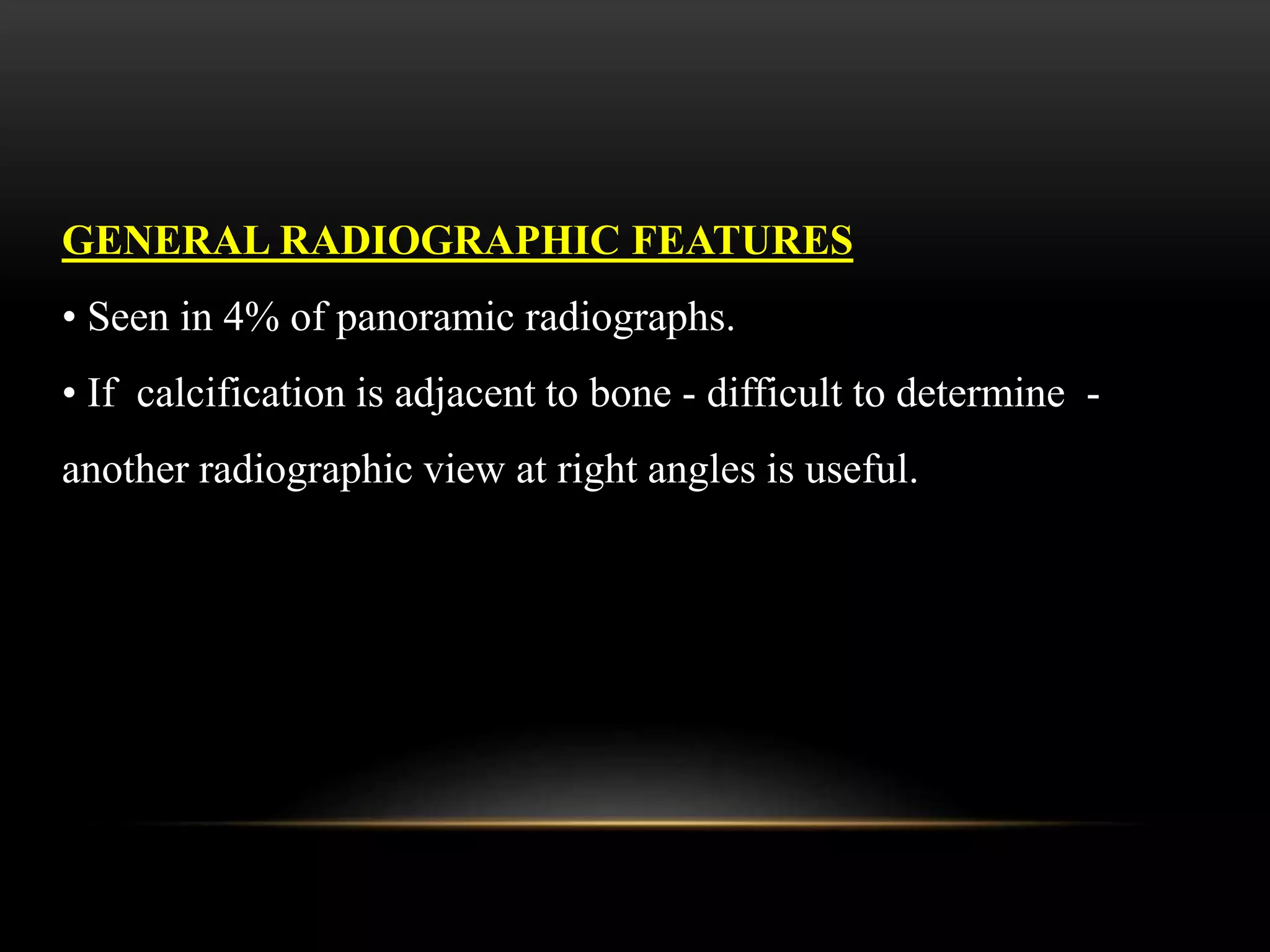 Soft tissue calcifications of the oral cavity | PPTX