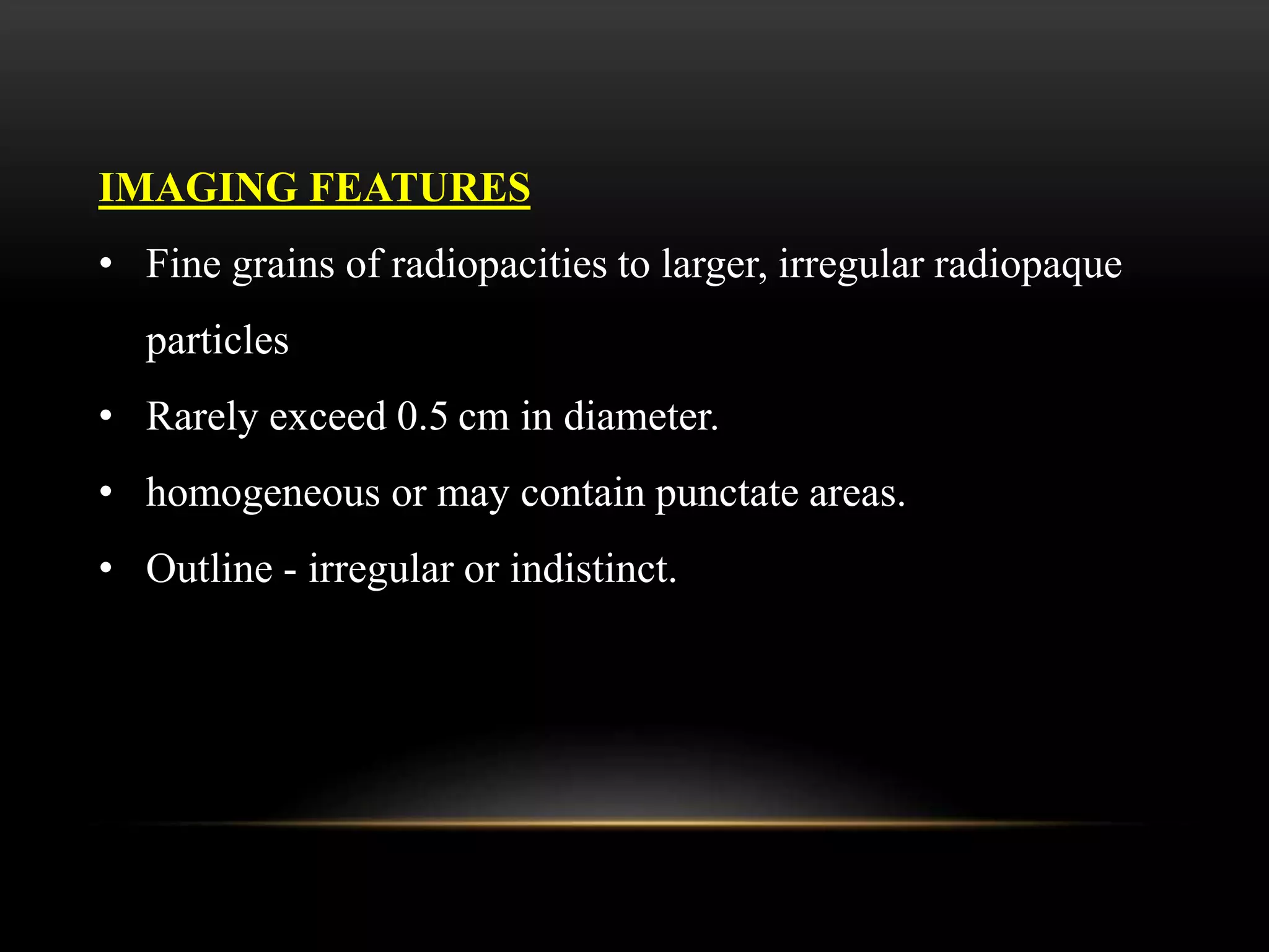 Soft tissue calcifications of the oral cavity | PPTX