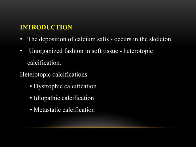 Soft tissue calcifications of the oral cavity | PPTX