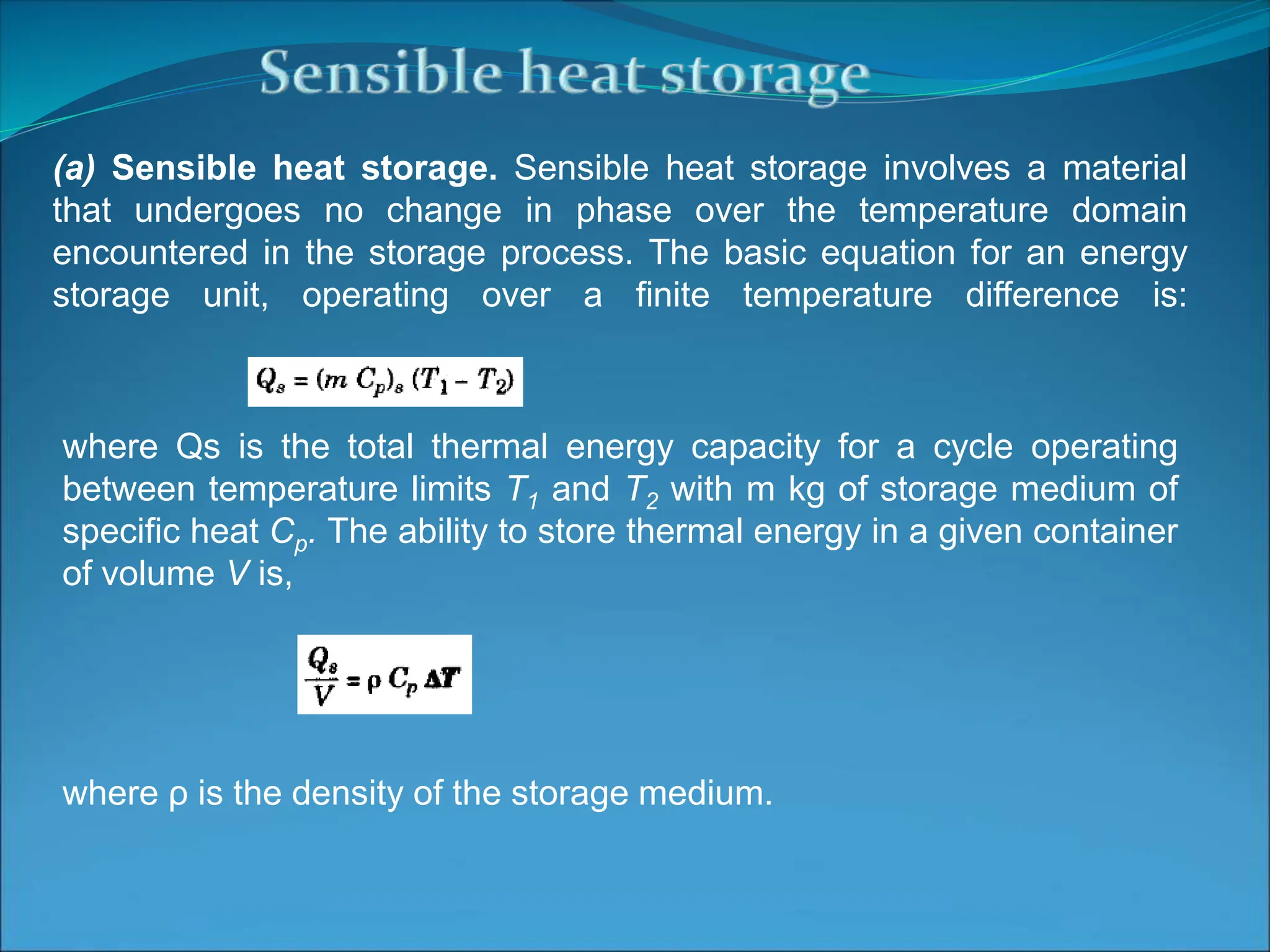 Solar Energy Storage and its application | PPT