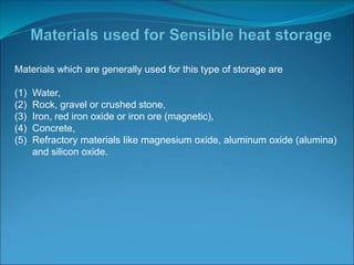 Solar Energy Storage and its application | PPT