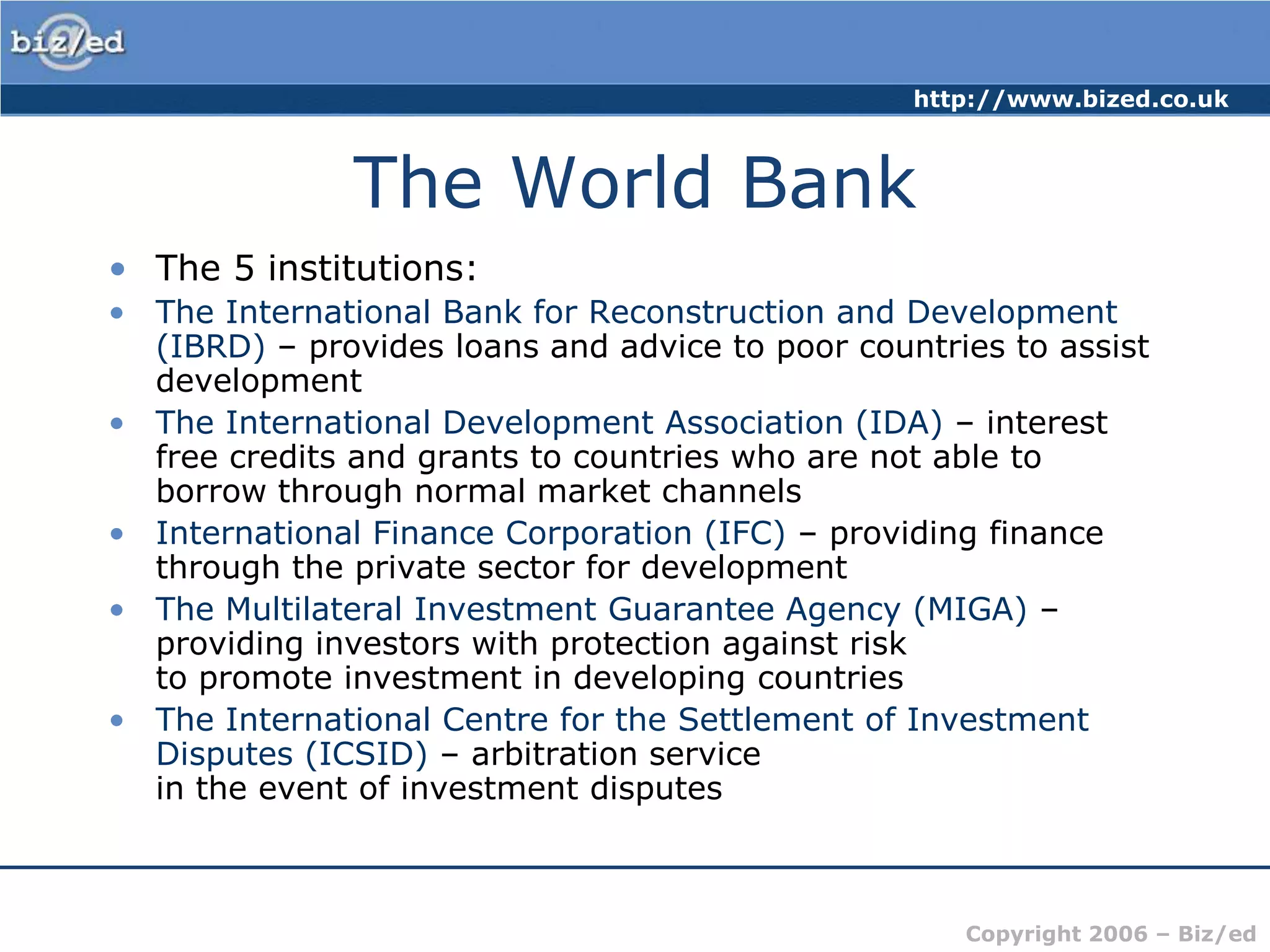 Unit 4: Sources of finance for development | PPTX