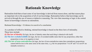 Sources of knowledge | PPT