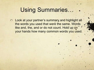 4 speeches -- summarizing seminal documents 10th grade English | PPT