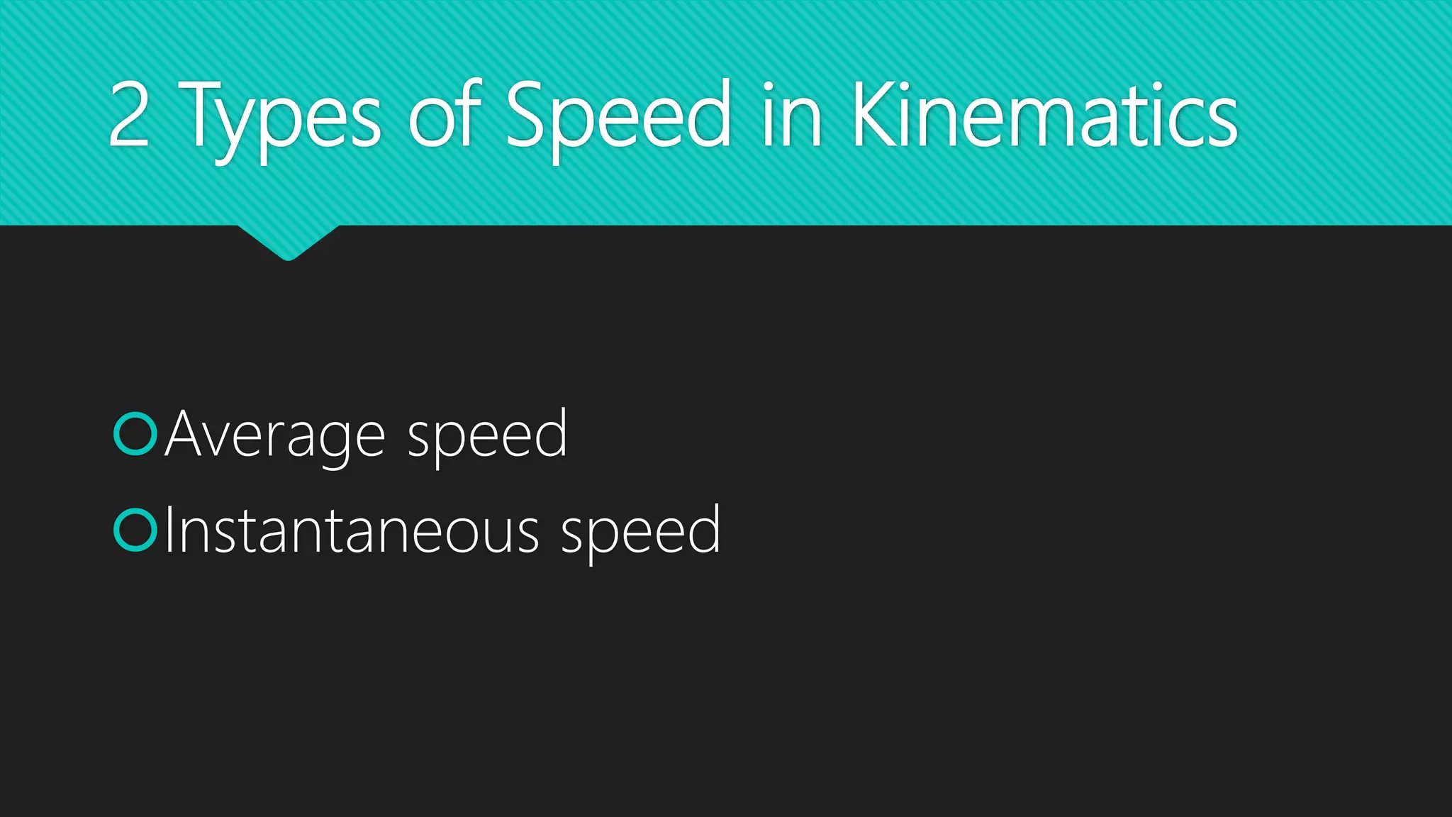 Speed, Velocity and Acceleration | PPTX