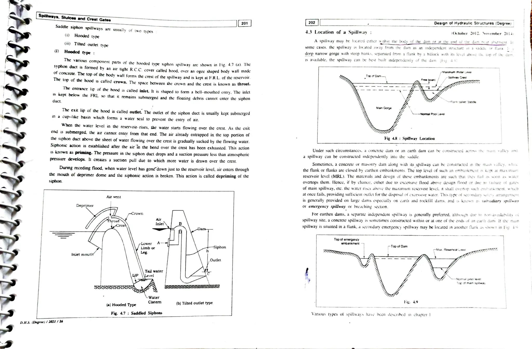 4 Spillway, Sluices and crest gates and how to construct it | PDF