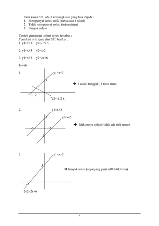 Sistem Persamaan Linear | PDF