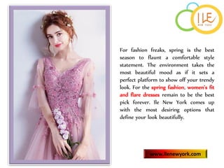 4 Spring Fashion Dresses | PPT