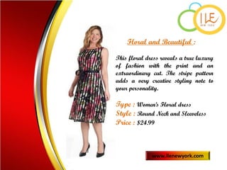 4 Spring Fashion Dresses | PPT