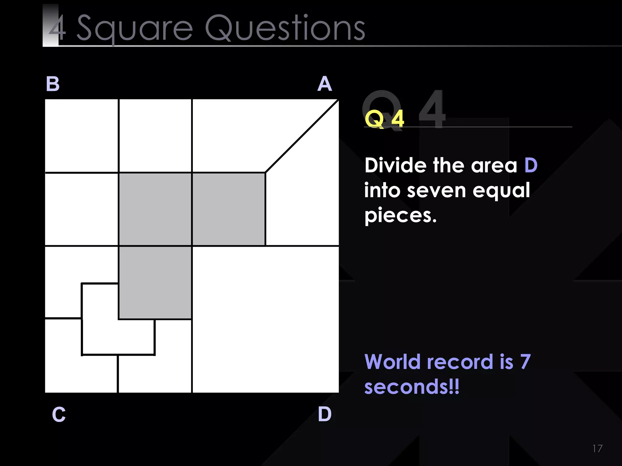 4 square puzzle | PPS