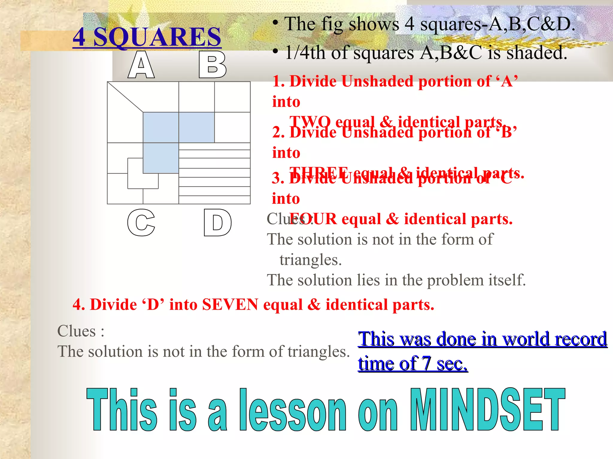 4 squares | PPT