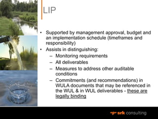 4 SRK WUL workshop compliance approach | PPT