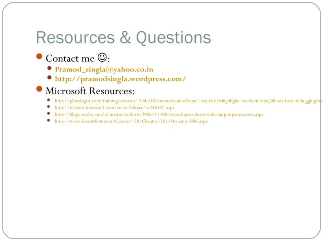 4\9 SSIS 2008R2_Training - Expression and Variables | PPT