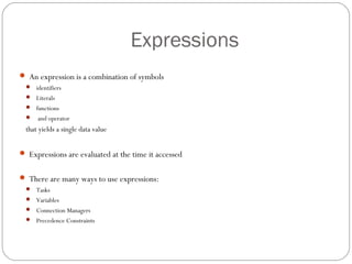 4\9 SSIS 2008R2_Training - Expression and Variables | PPT