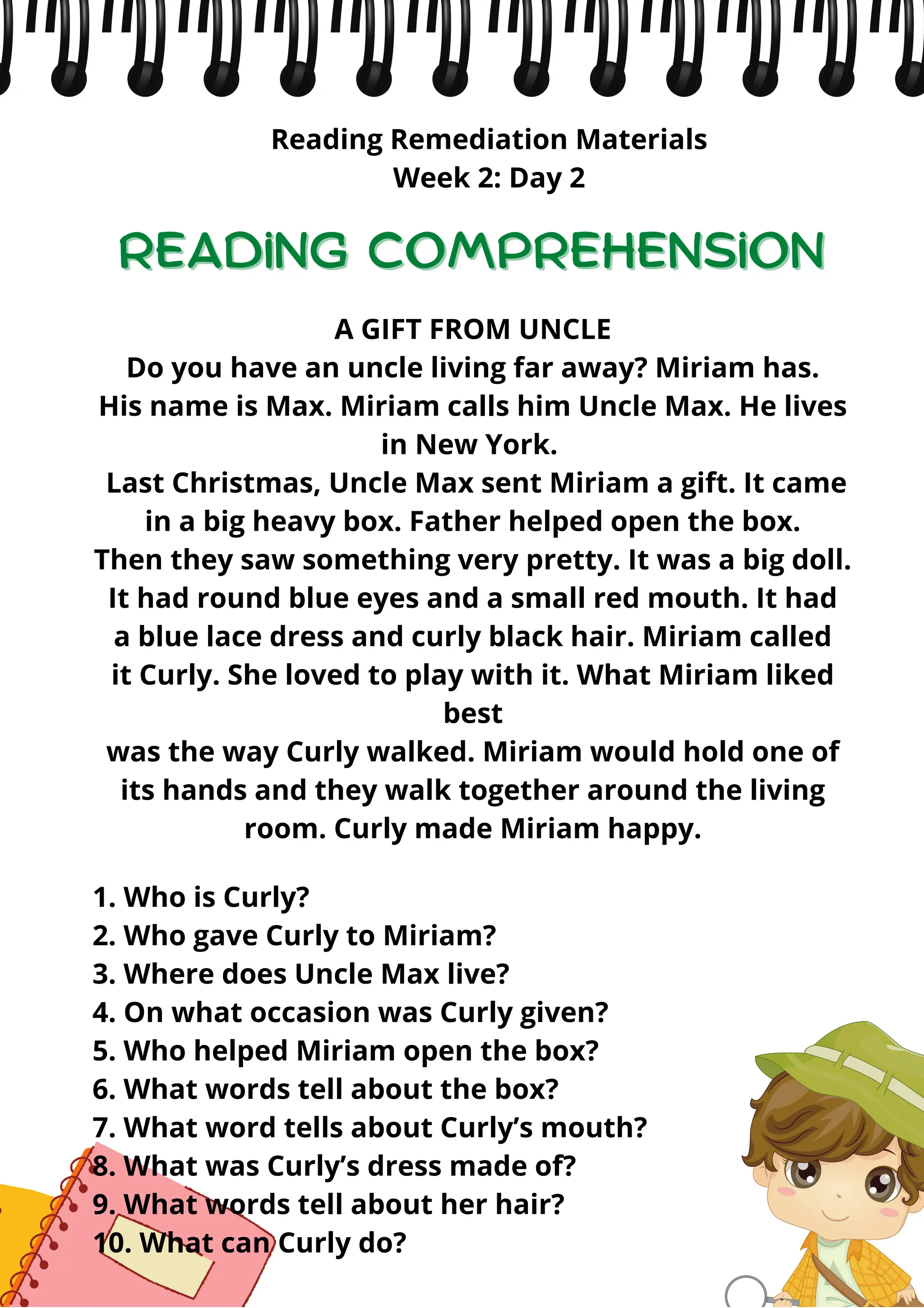 4 St. Bernadette - Reading Comprehension .pdf