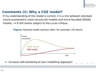 Discussion of “Latvia’s CGE model with a fiscal sector” | PPT