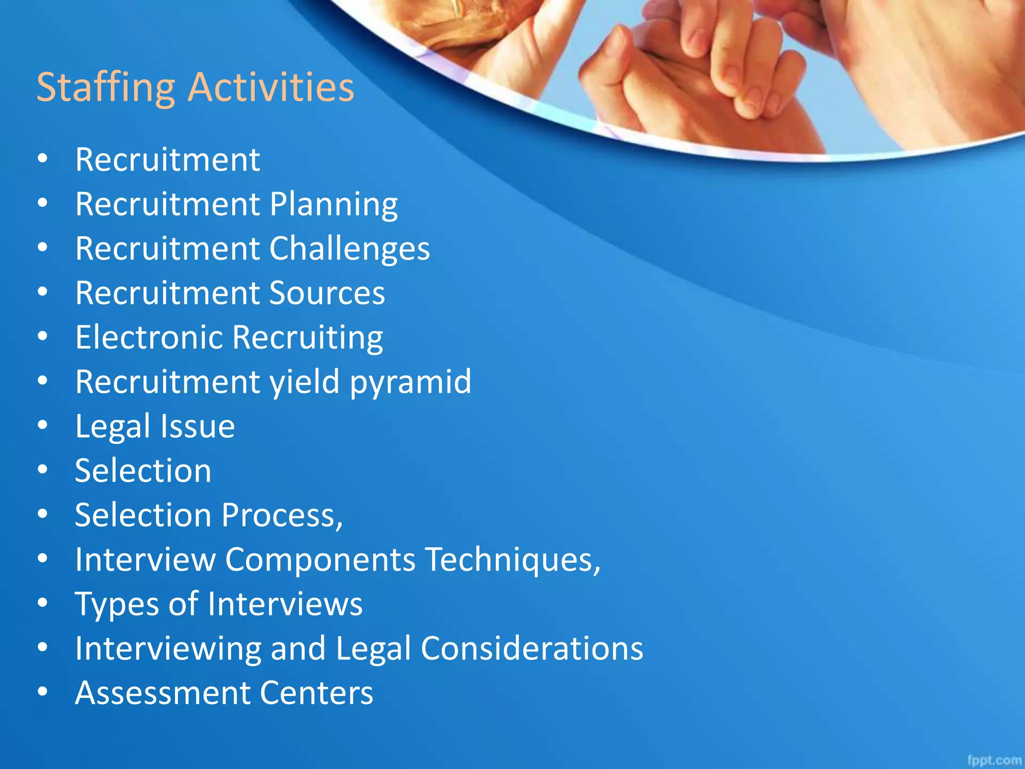 4 staffing activities | PPTX