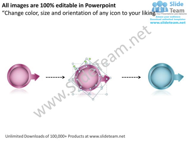 4 stages development process diagram flowchart free power point ...