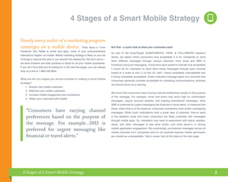 4 Stages of a Smart Mobile Strategy | PPT