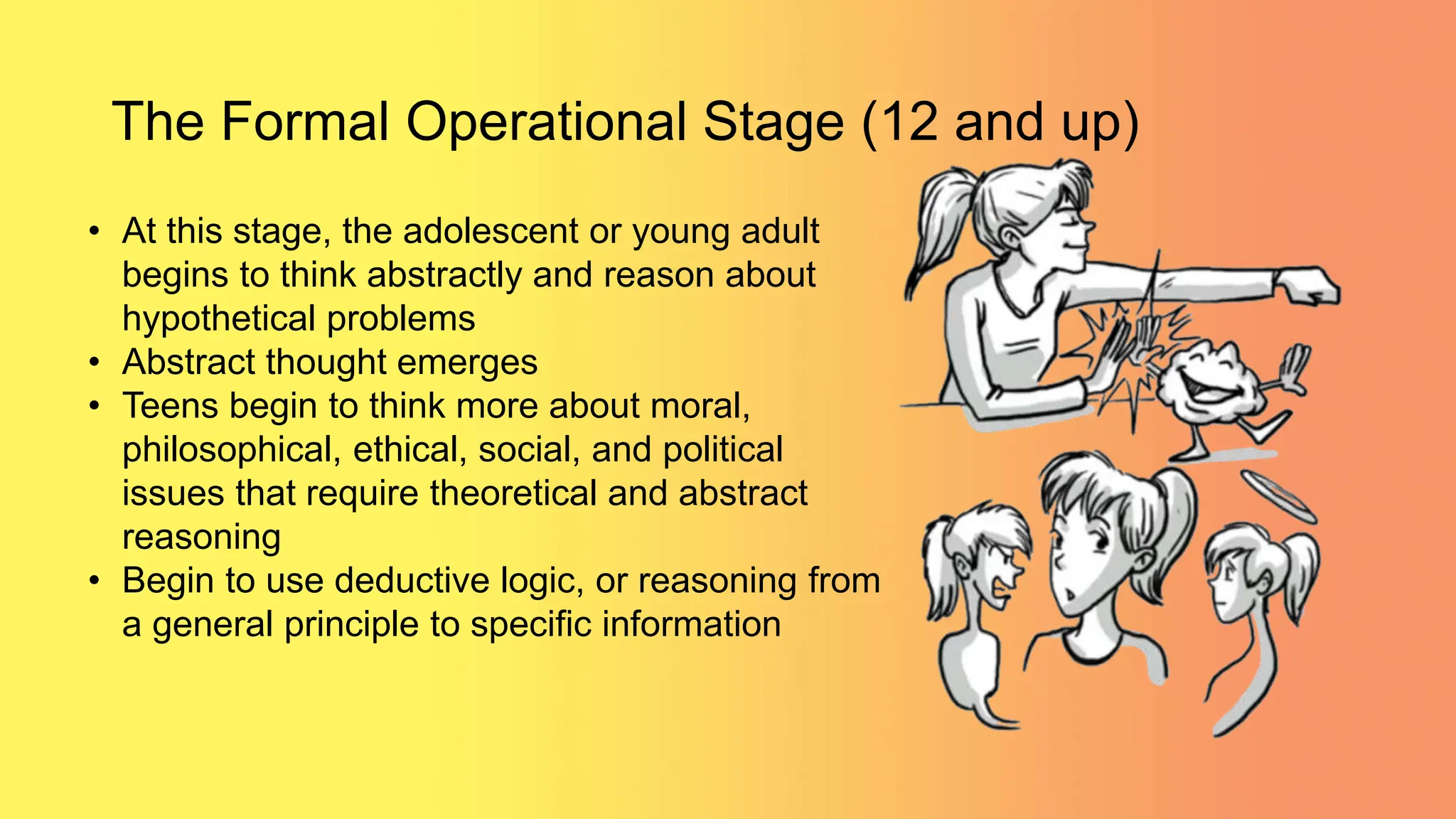 4 Stages of Cognitive Development by Jean Piaget | PPTX