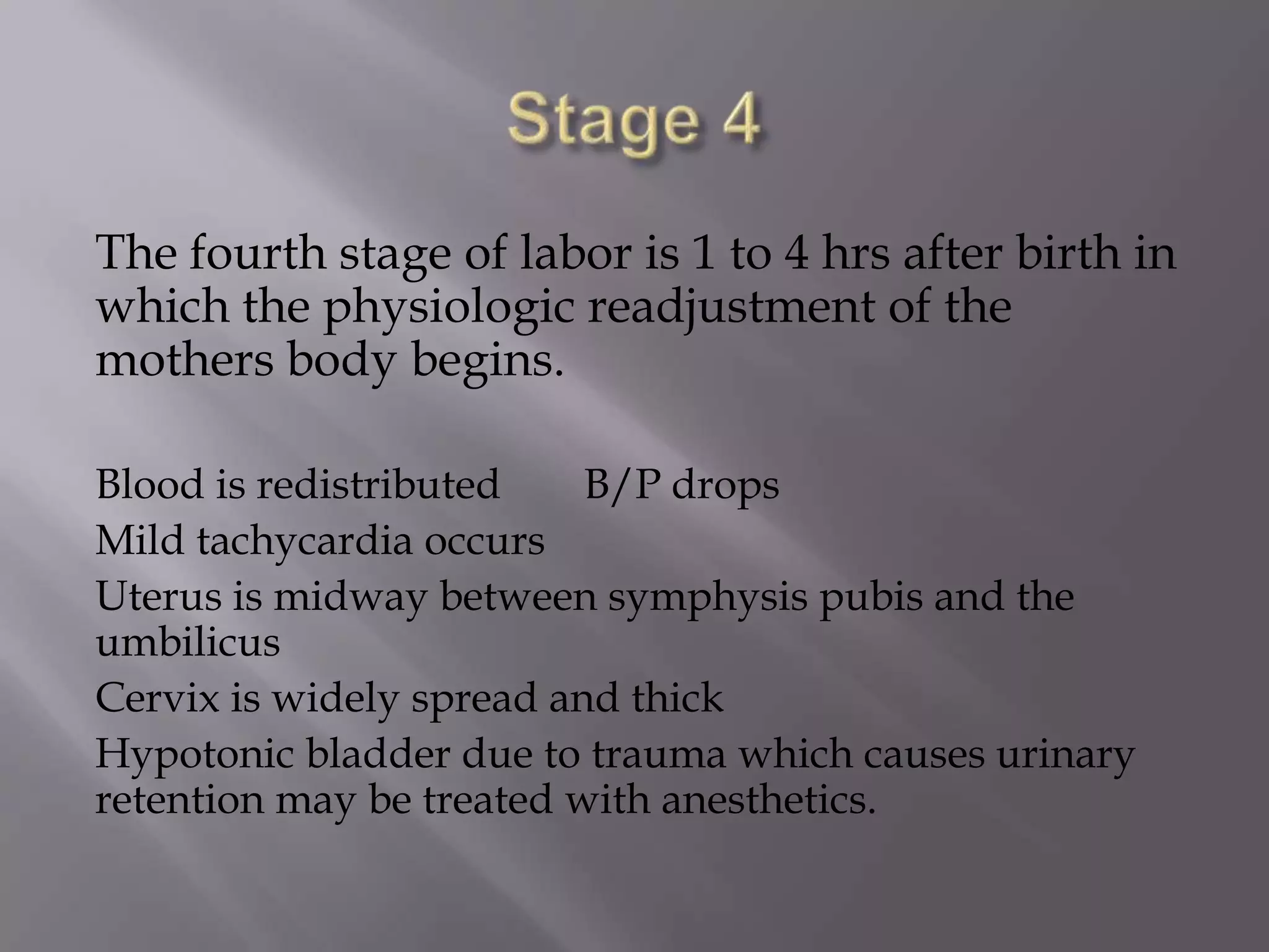 4 stages of labor and birth | PPTX