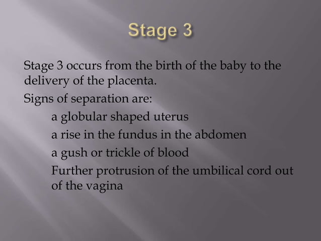 4 stages of labor and birth | PPTX
