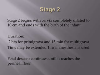 4 stages of labor and birth | PPTX