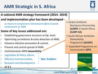 Antimicrobial Resistance and the Governance of Water Resources in South ...