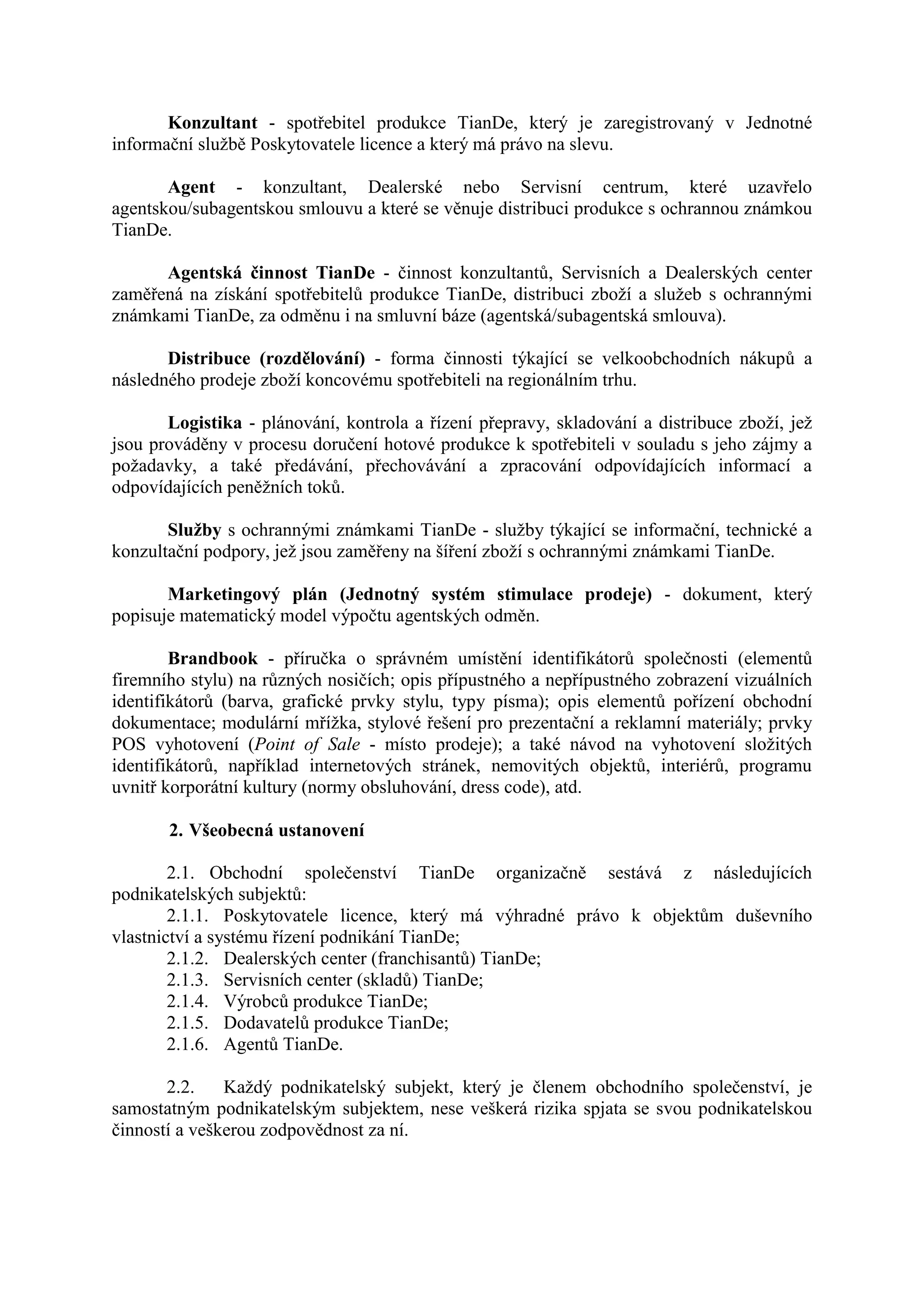 4 stanovy systému podnikání tian de | PDF