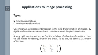 Application of interpolation in CSE | PPT