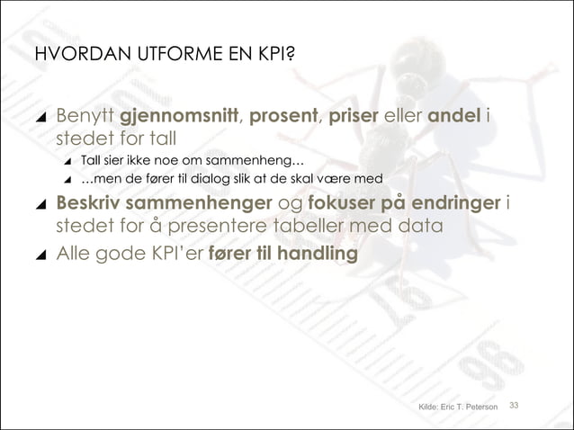 Webanalyse - 4 steg til suksess. | PPT
