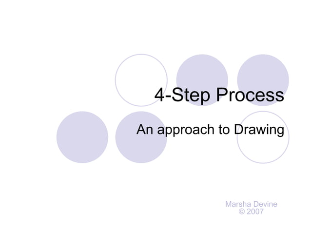 4 Step Drawing Process | PDF