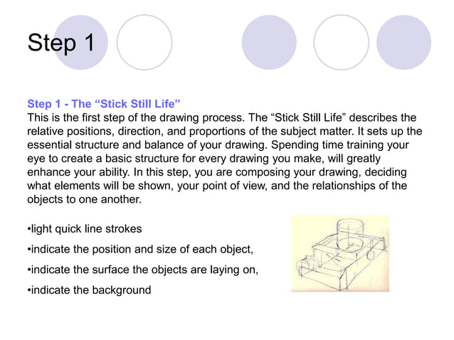 4 Step Drawing Process | PDF