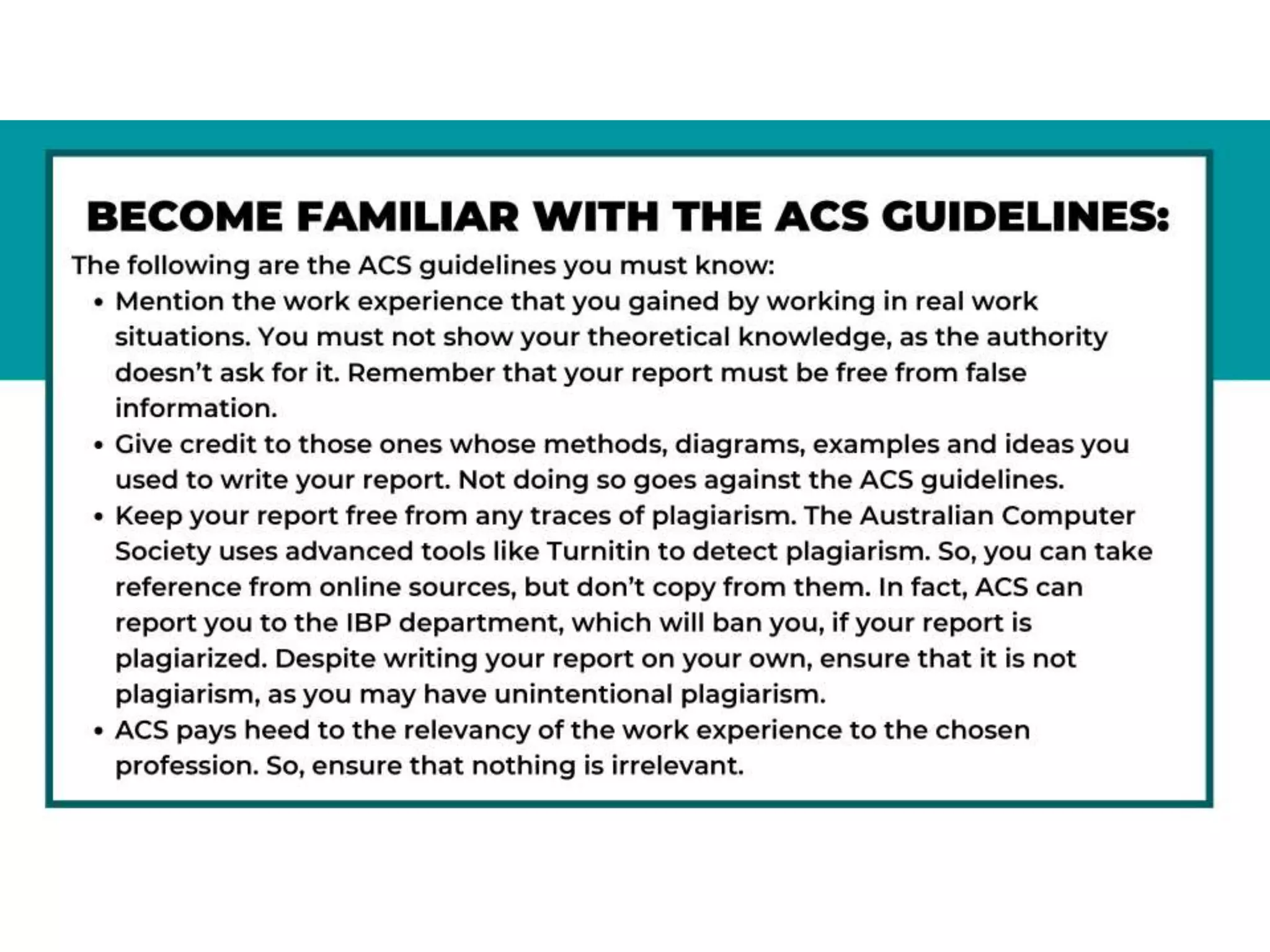 4 Step Process To Write An RPL Report For ACS Skill Assessment | PPT