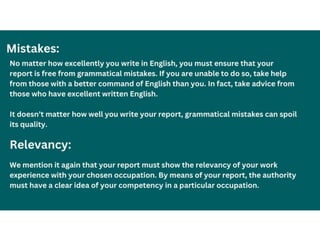 4 Step Process To Write An RPL Report For ACS Skill Assessment | PPT