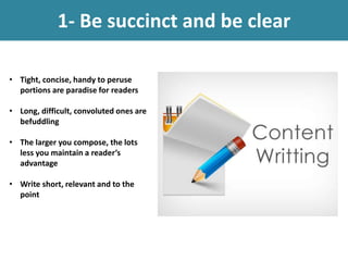 4 steps for content writing | PPT