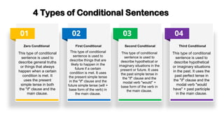 Conditional Sentences and its Types | PPT